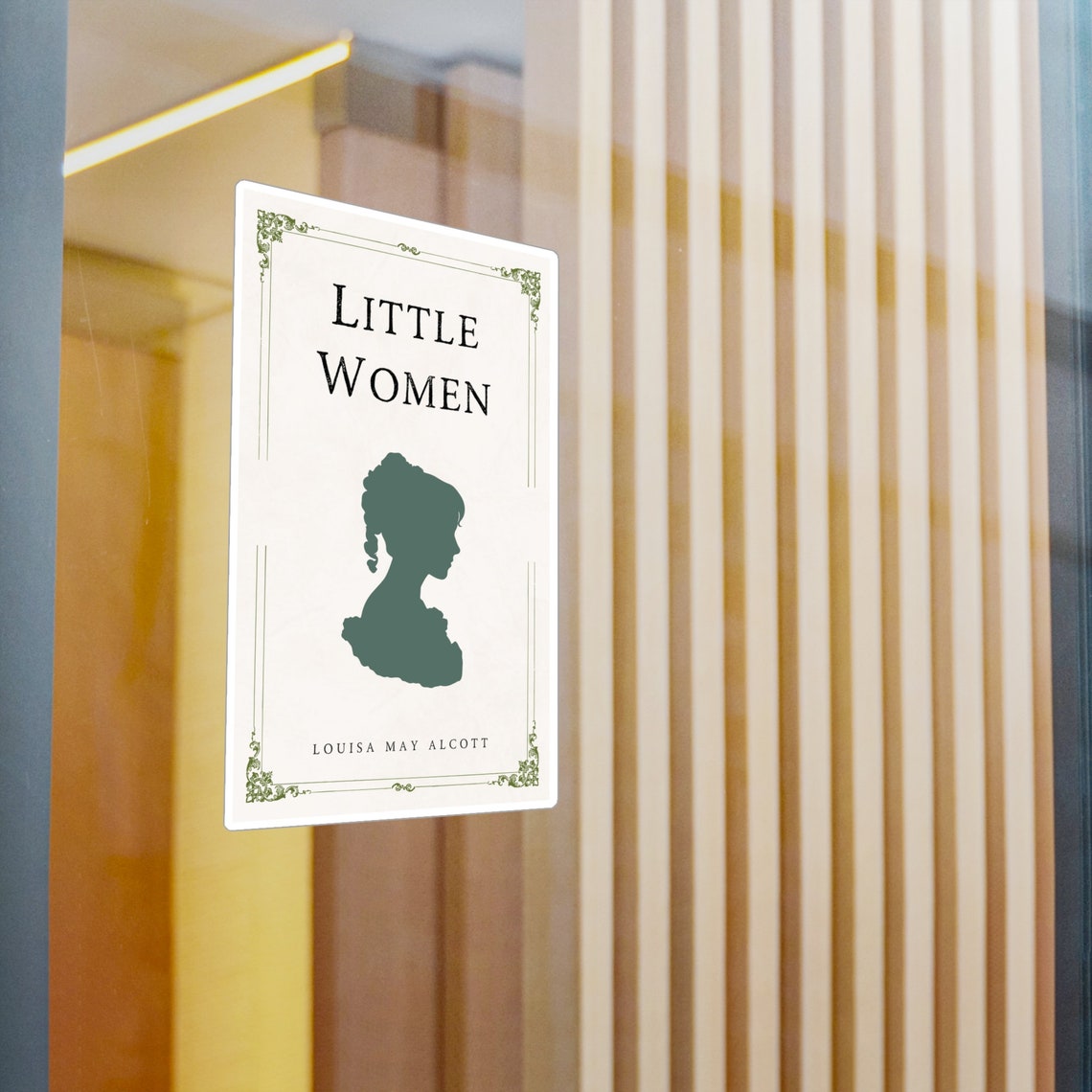 Little Women Vintage Book Cover Sticker - Water Bottle or Lap Top ...