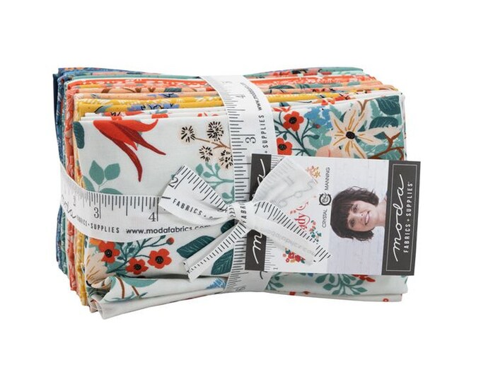 Lady Bird Moda Fat Eighth Bundle 30 9x22 Fat Eighths by Crystal Manning ...