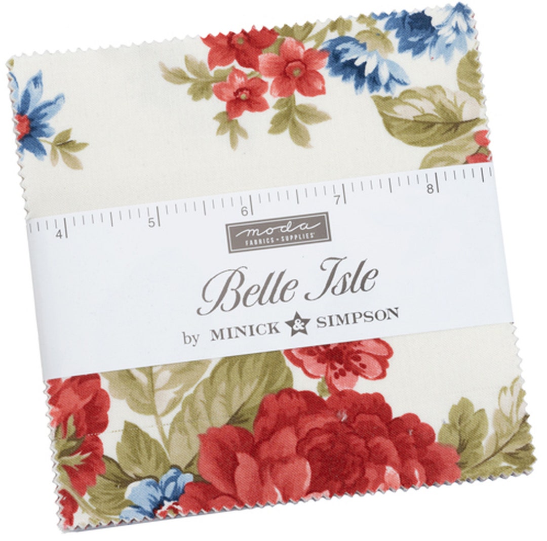 Belle Isle Moda Charm Pack 42 - 5" Precut Fabric Quilt Squares by ...