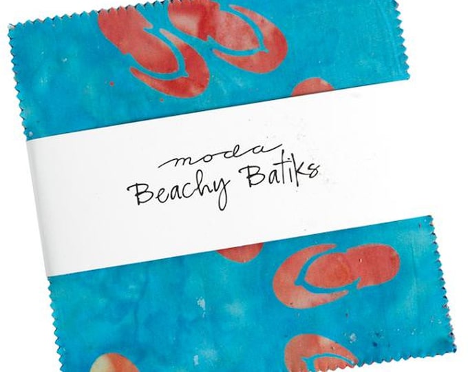 Beachy Batiks Moda Charm Pack 42 - 5" Precut Fabric Quilt Squares - Etsy