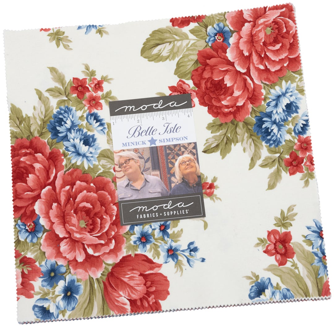 Belle Isle Moda Layer Cake, 42 - 10" Precut Fabric Quilt Squares by ...