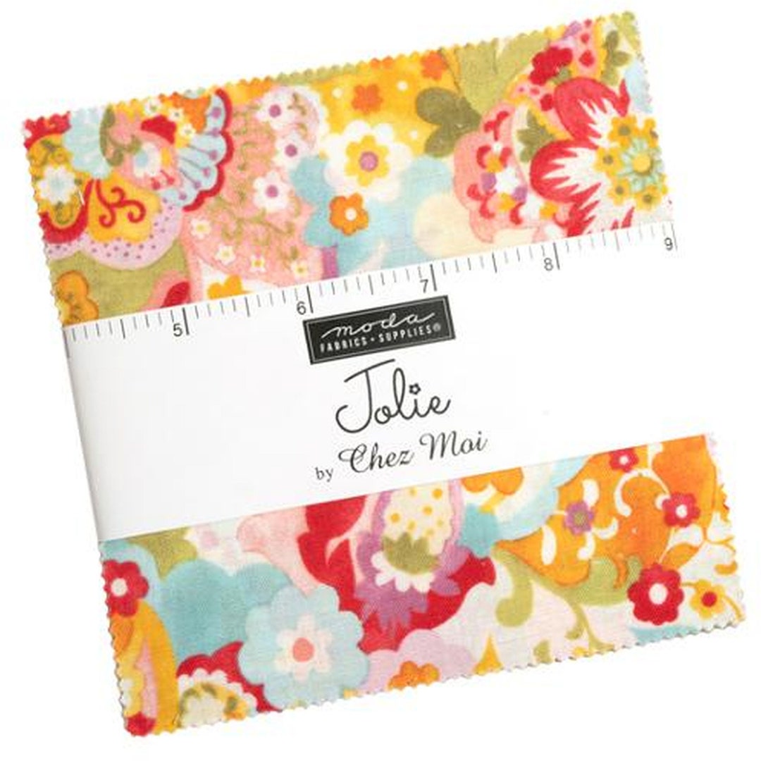 Jolie Moda Charm Pack, 42 - 5" Precut Fabric Quilt Squares by Chez Moi ...