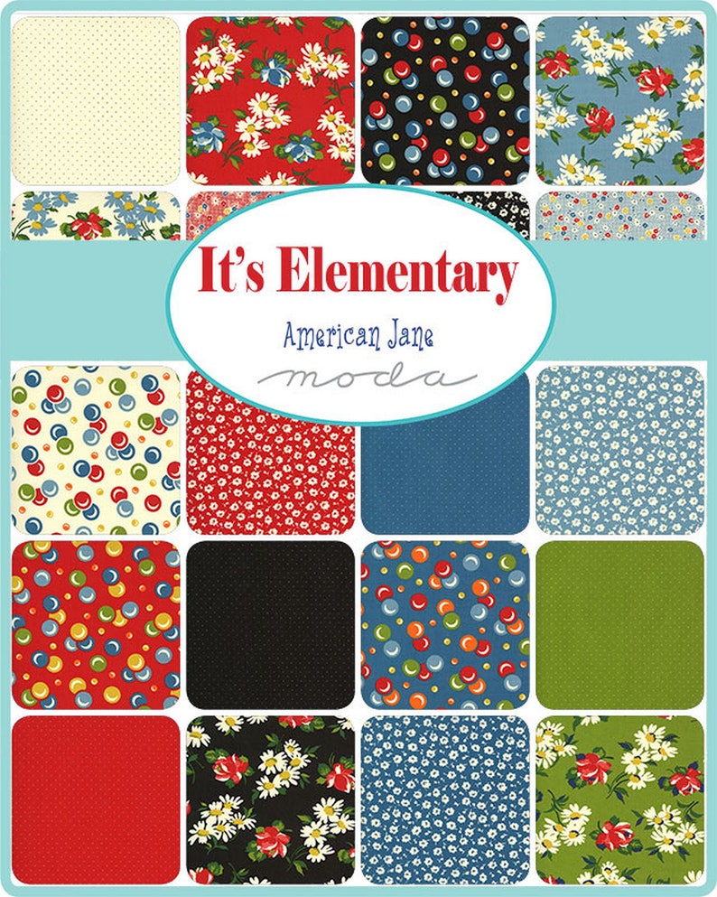 It's Elementary Moda Layer Cake 42 10 Precut - Etsy
