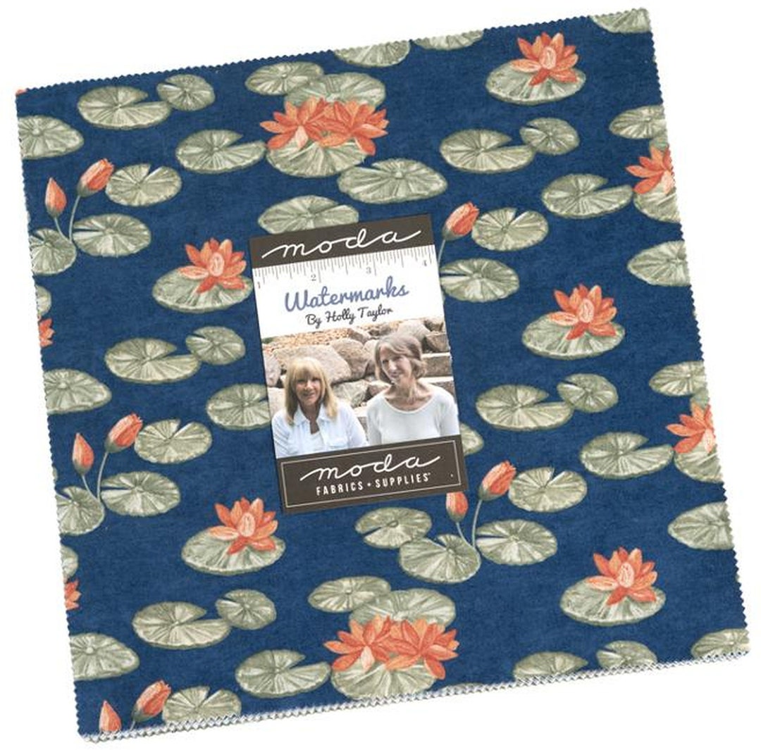 Watermarks Moda Layer Cake, 42 - 10" Precut Fabric Quilt Squares by ...
