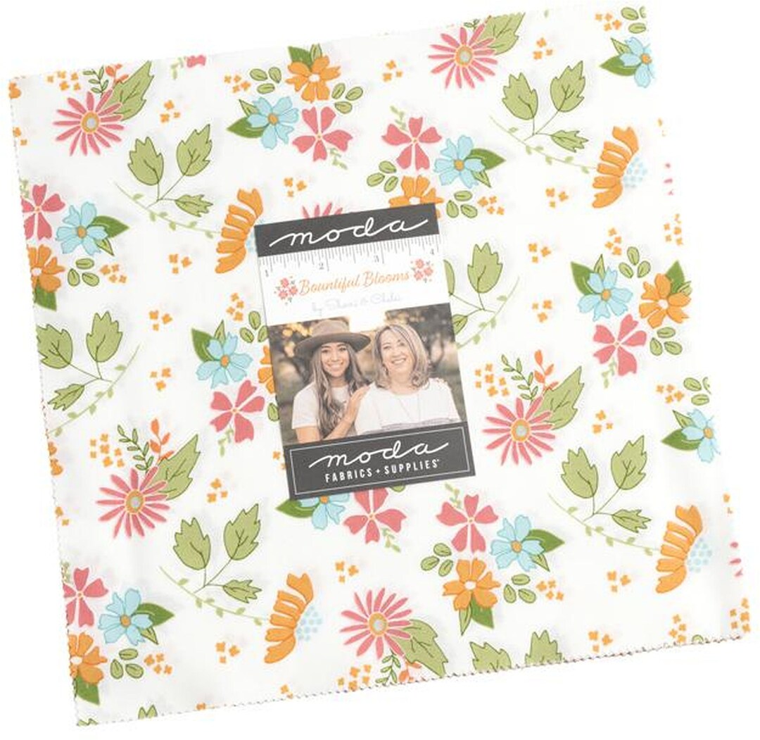 Bountiful Blooms Moda Layer Cake, 42 - 10" Precut Fabric Quilt Squares ...