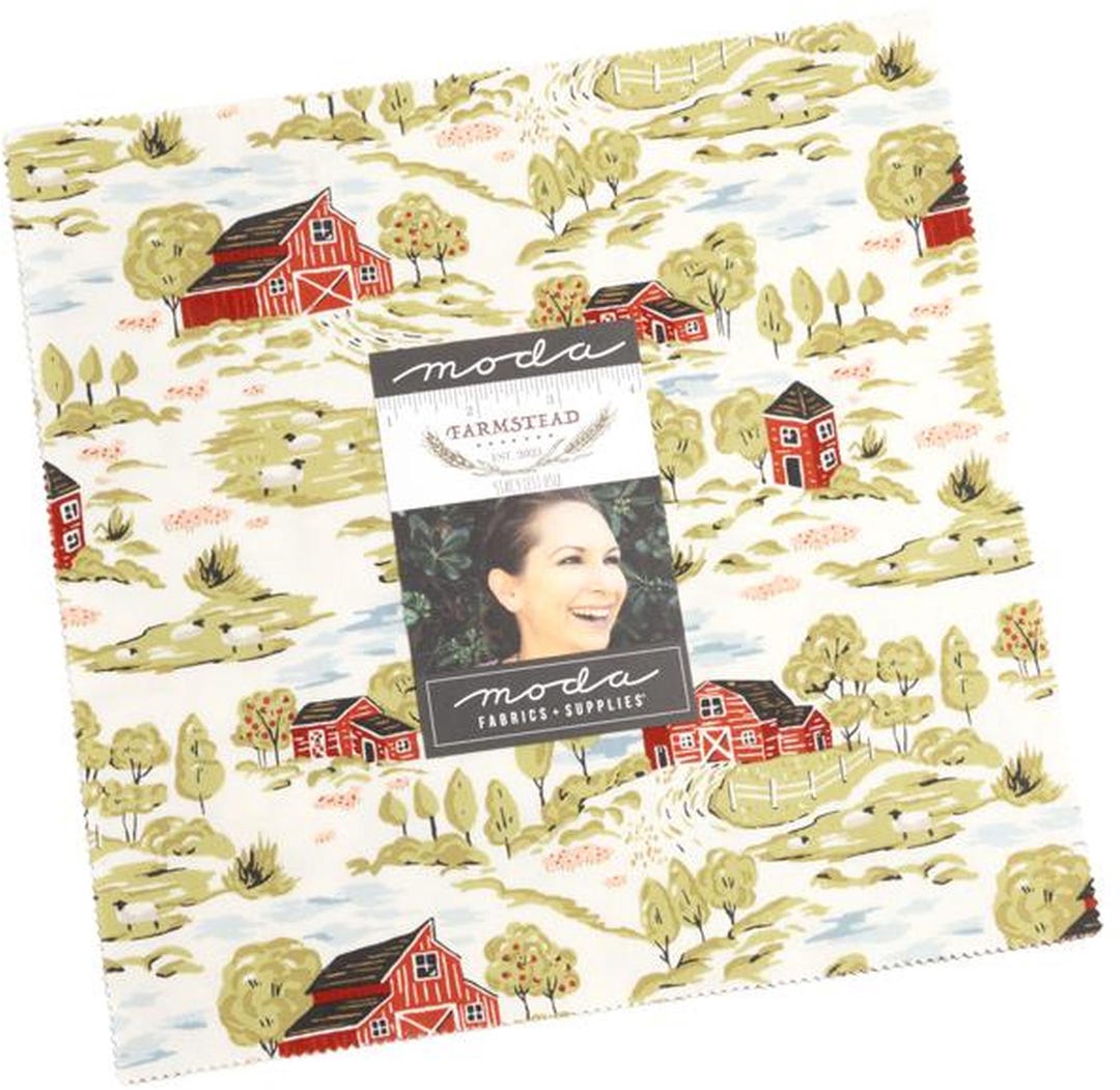 Farmstead Moda Layer Cake, 42 - 10" Precut Fabric Quilt Squares by ...