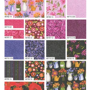 Superbloom Moda Charm Pack 42 - 5" Precut Fabric Quilt Squares by Robin ...