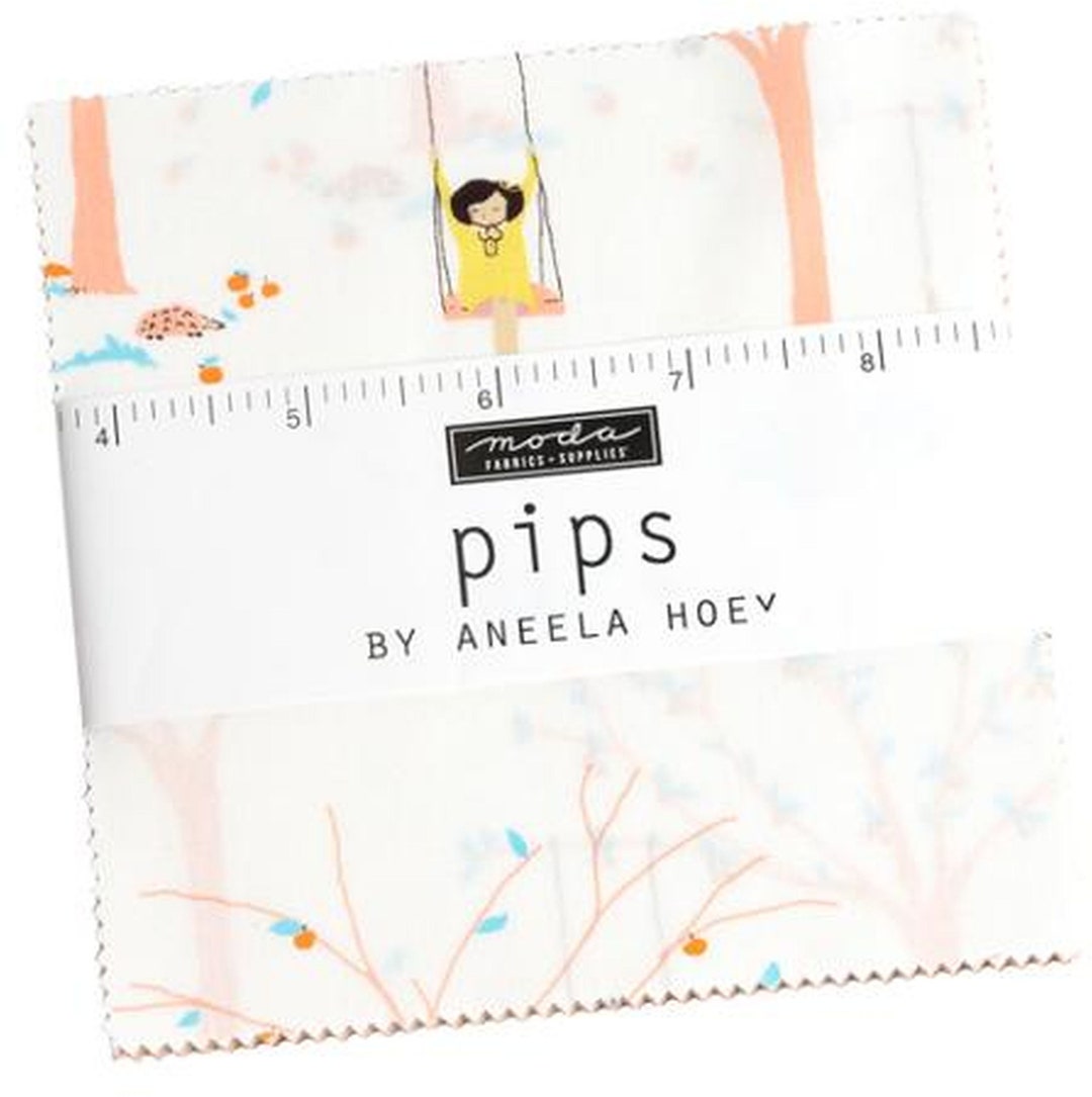 Pips Moda Charm Pack 42 - 5" Precut Fabric Quilt Squares by Aneela Hoey ...