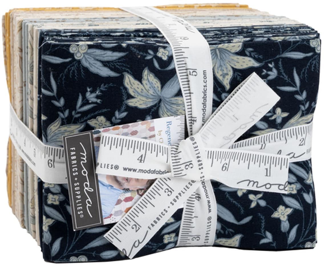 Regency Somerset Blues Moda Fat Quarter Bundle by Christopher Wilson ...