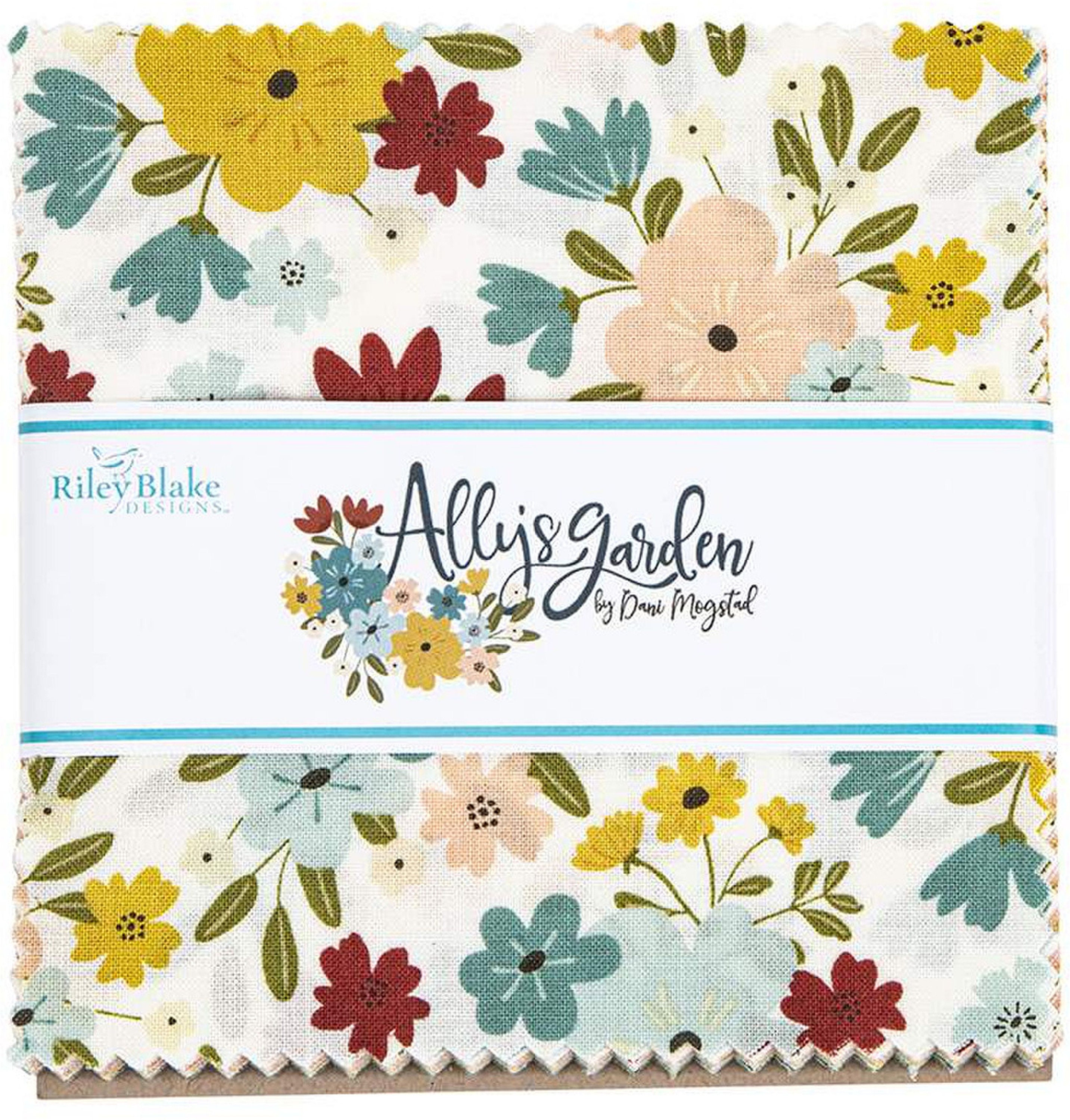 Ally's Garden Riley Blake 5" Stacker 42 Precut Fabric Quilt Squares by Dani Mogstad - Etsy