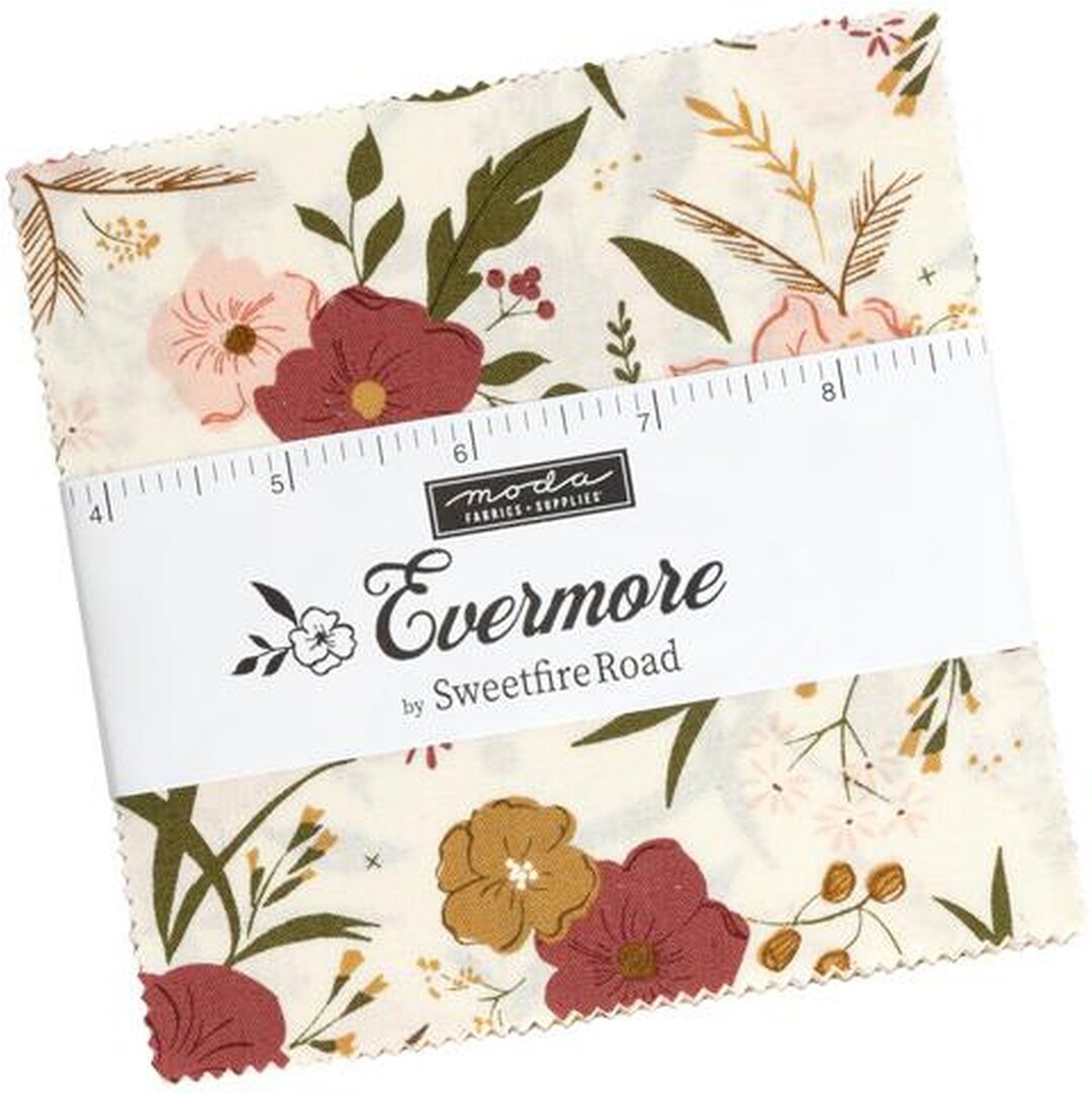 Evermore Moda Charm Pack 42 5 Precut Fabric Quilt Squares by Sweetfire ...