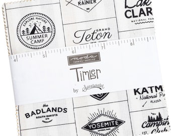 Modern Background More Paper Moda Charm Pack, 42 - 5" Precut Fabric ...