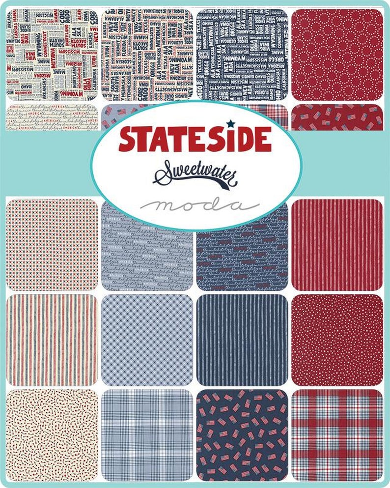 Stateside Moda Charm Pack 42 - 5" Precut Fabric Quilt Squares by ...