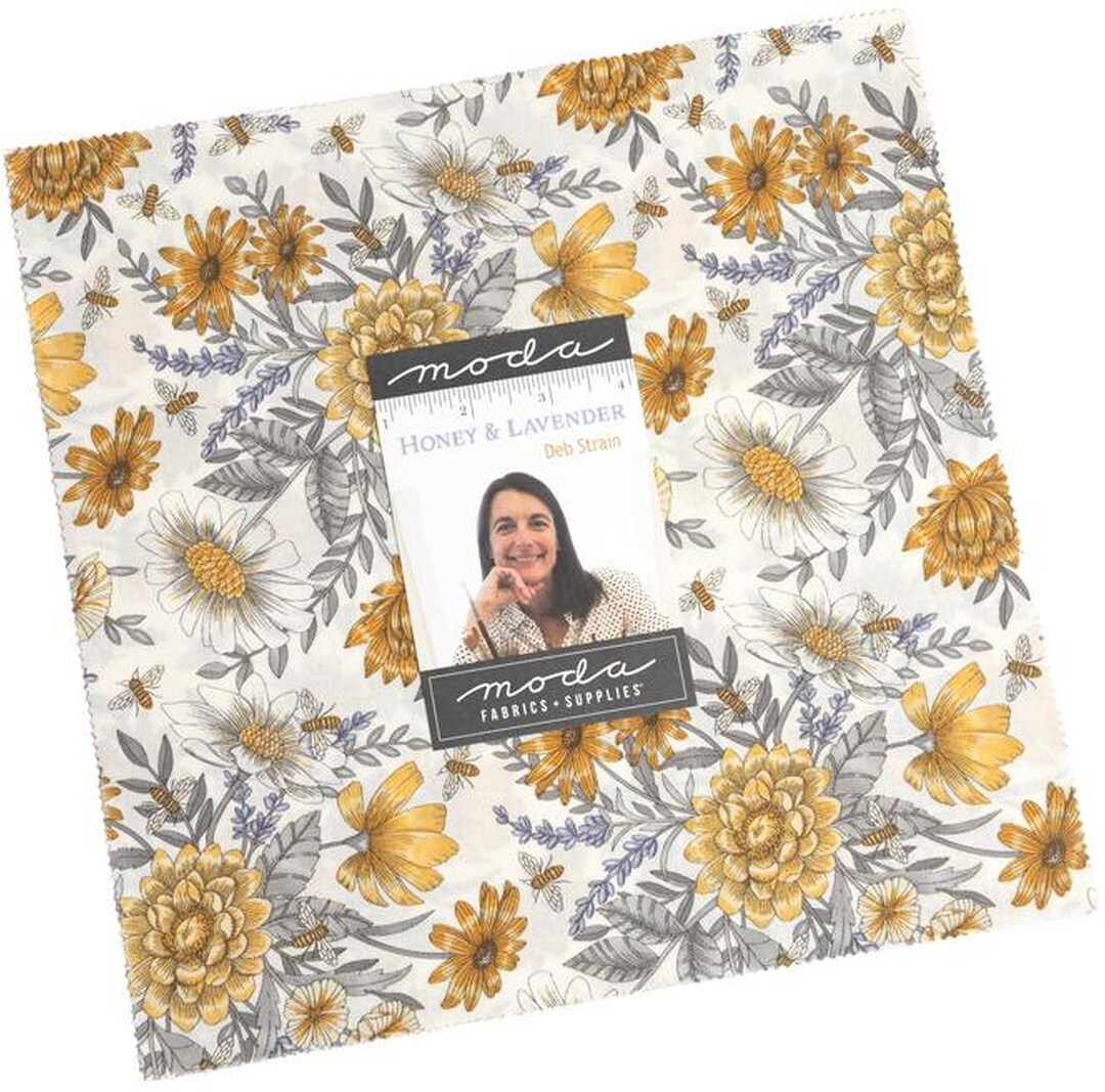 Honey & Lavender Moda Layer Cake, 42 10 Precut Fabric Quilt Squares by ...