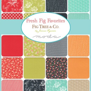 Fresh Fig Favorites Moda Charm Pack 42 - 5" Precut Fabric Quilt Squares ...