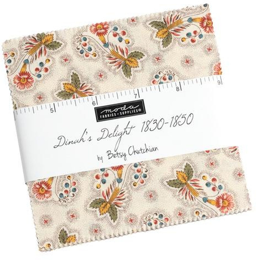 Dinah's Delight 1830-1850 Moda Charm Pack 42 5 Precut Fabric Quilt Squares by Betsy Chutchian - Etsy