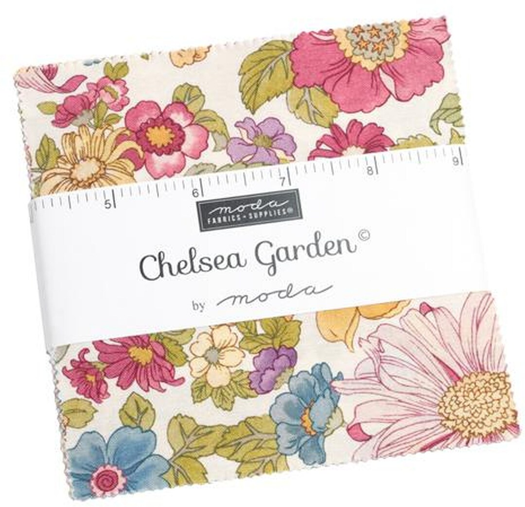 Chelsea Garden Moda Charm Pack 42 - 5" Precut Fabric Quilt Squares - Etsy