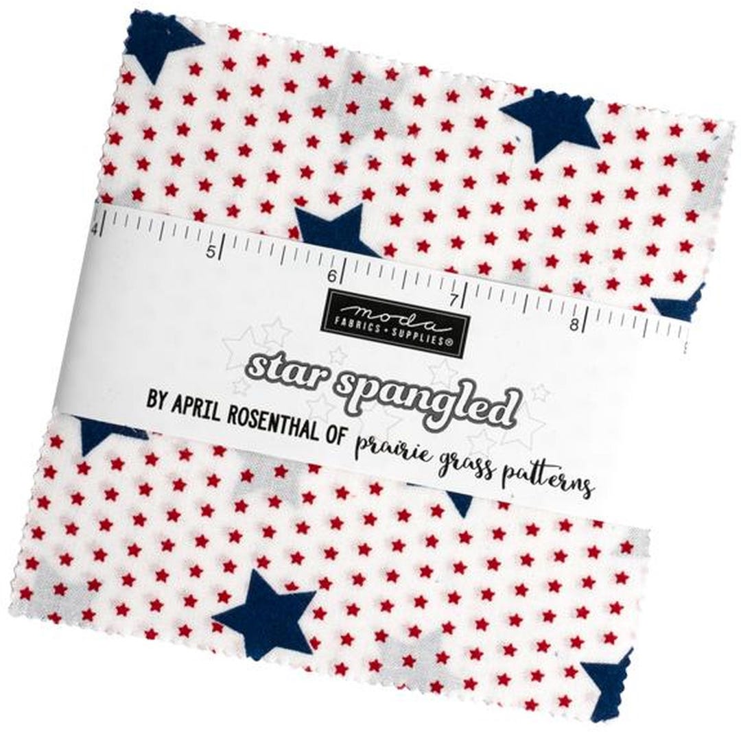 Star Spangled Moda Charm Pack 42 - 5" Precut Fabric Quilt Squares by ...