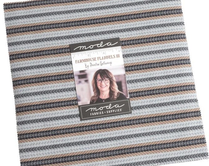 Farmhouse Flannels III Moda Layer Cake, 42 - 10" Precut Fabric Quilt ...