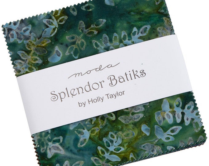 Splendor Batiks by Holly Taylor Moda Charm Pack 42 5 Precut Fabric ...