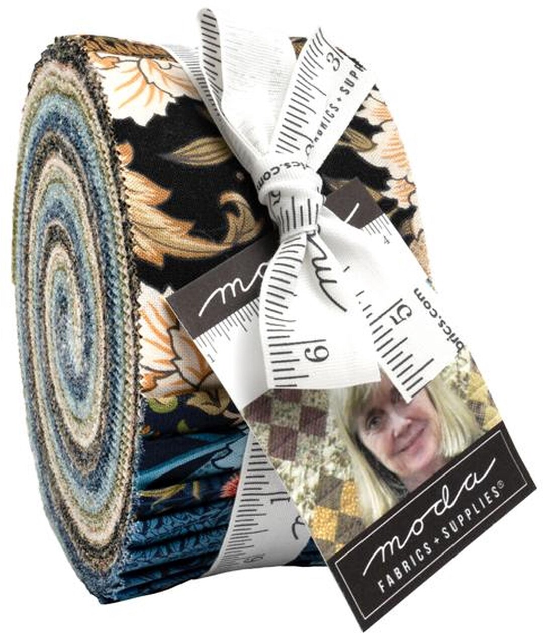 Morris Manor Moda Jelly Roll, 40 2.5x44-inch (6.4x112cm) Precut Fabric ...