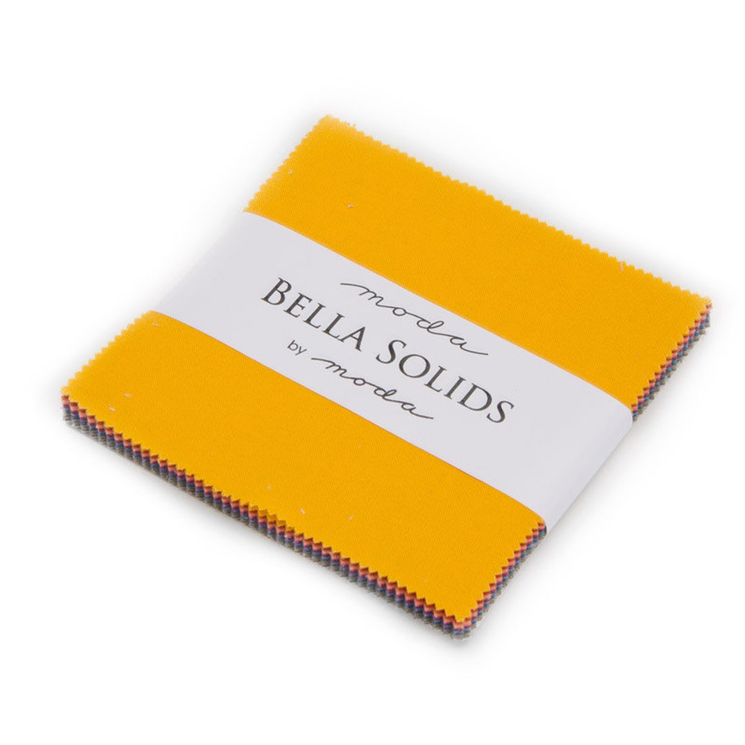 New Bella Solids Moda Charm Pack, 28 5 Precut Fabric Quilt Squares by ...