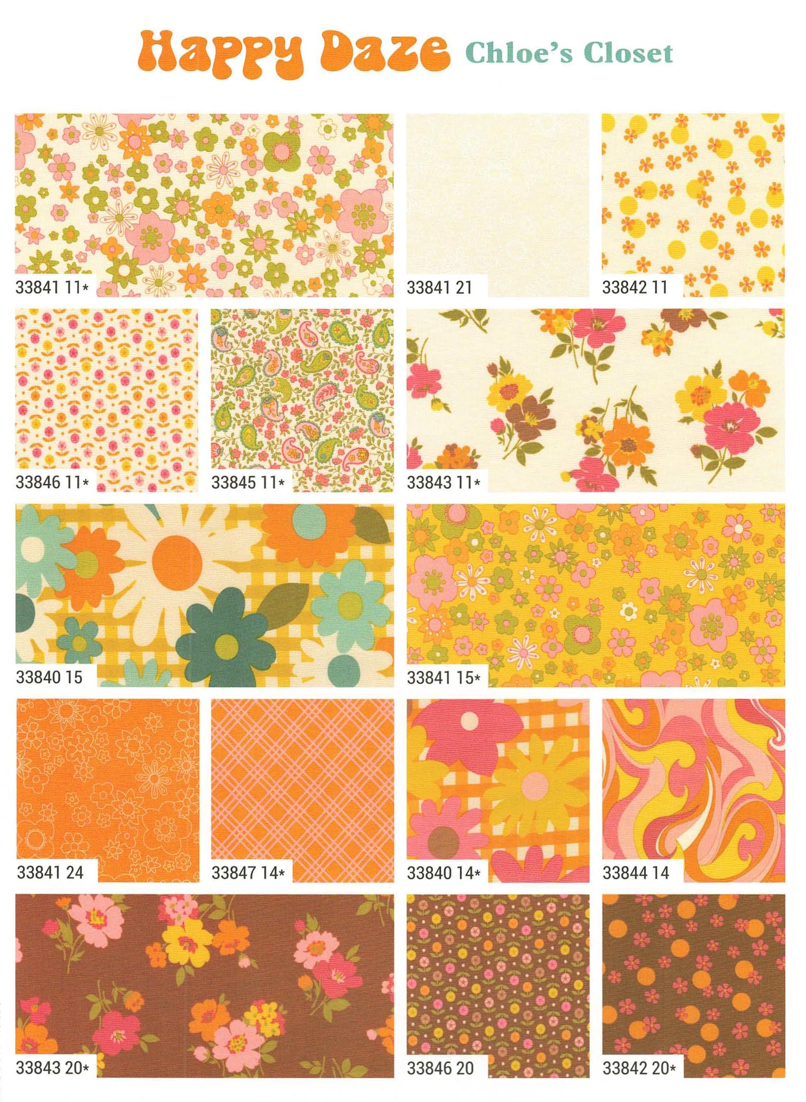 Happy Daze Moda Charm Pack 42 5-inch Precut Fabric Quilt Squares by ...