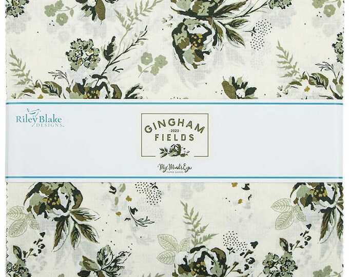 Gingham Fields Riley Blake 5" Stacker 42 Precut Fabric Quilt Squares by ...