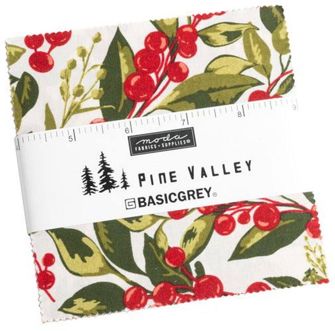 Pine Valley Moda Charm Pack 42 - 5" Precut Fabric Quilt Squares by ...