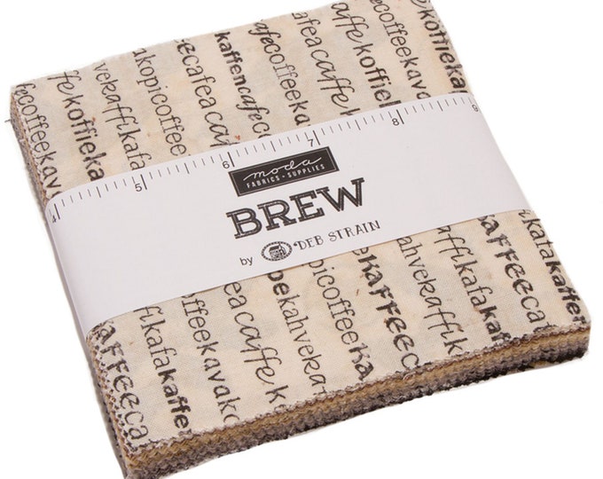 Brew Moda Charm Pack 42 - 5" Precut Fabric Quilt Squares by Deb Strain ...