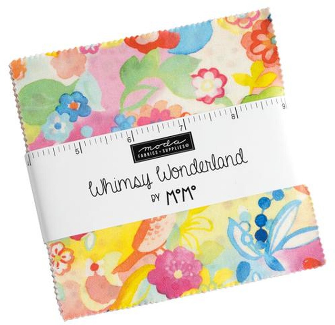 Whimsy Wonderland Moda Charm Pack, 42 5 Precut Fabric Quilt Squares by ...