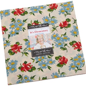 It's Elementary Moda Layer Cake, 42 - 10" Precut Fabric Quilt Squares ...