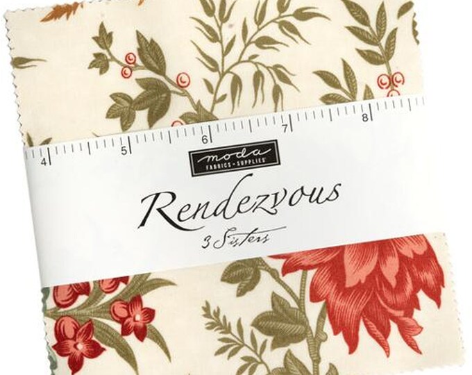 Woodland & Wildflowers Moda Charm Pack 42 5 Precut Fabric Quilt Squares ...