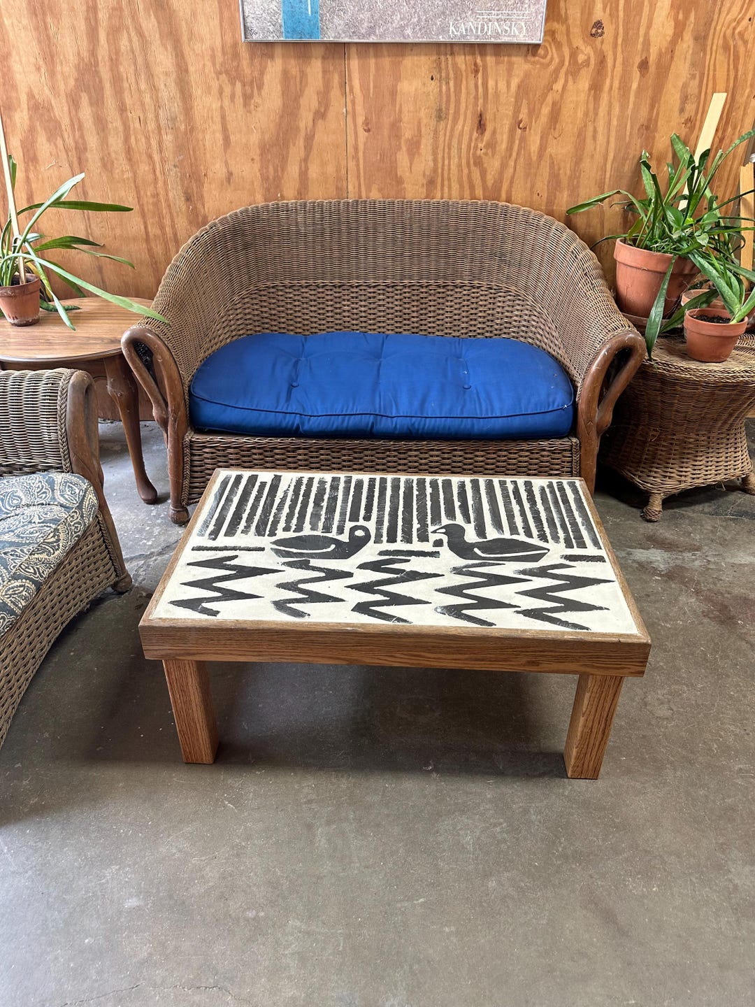 Two Coots Coffee Table. From Blockprint by James Mcconnell mac Anderson ...