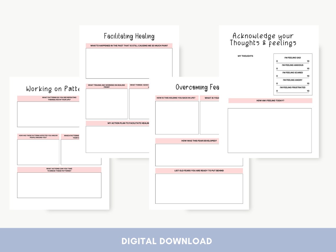 PTSD Worksheets Trauma Processing Counseling Sheets Worksheets, DBT ...