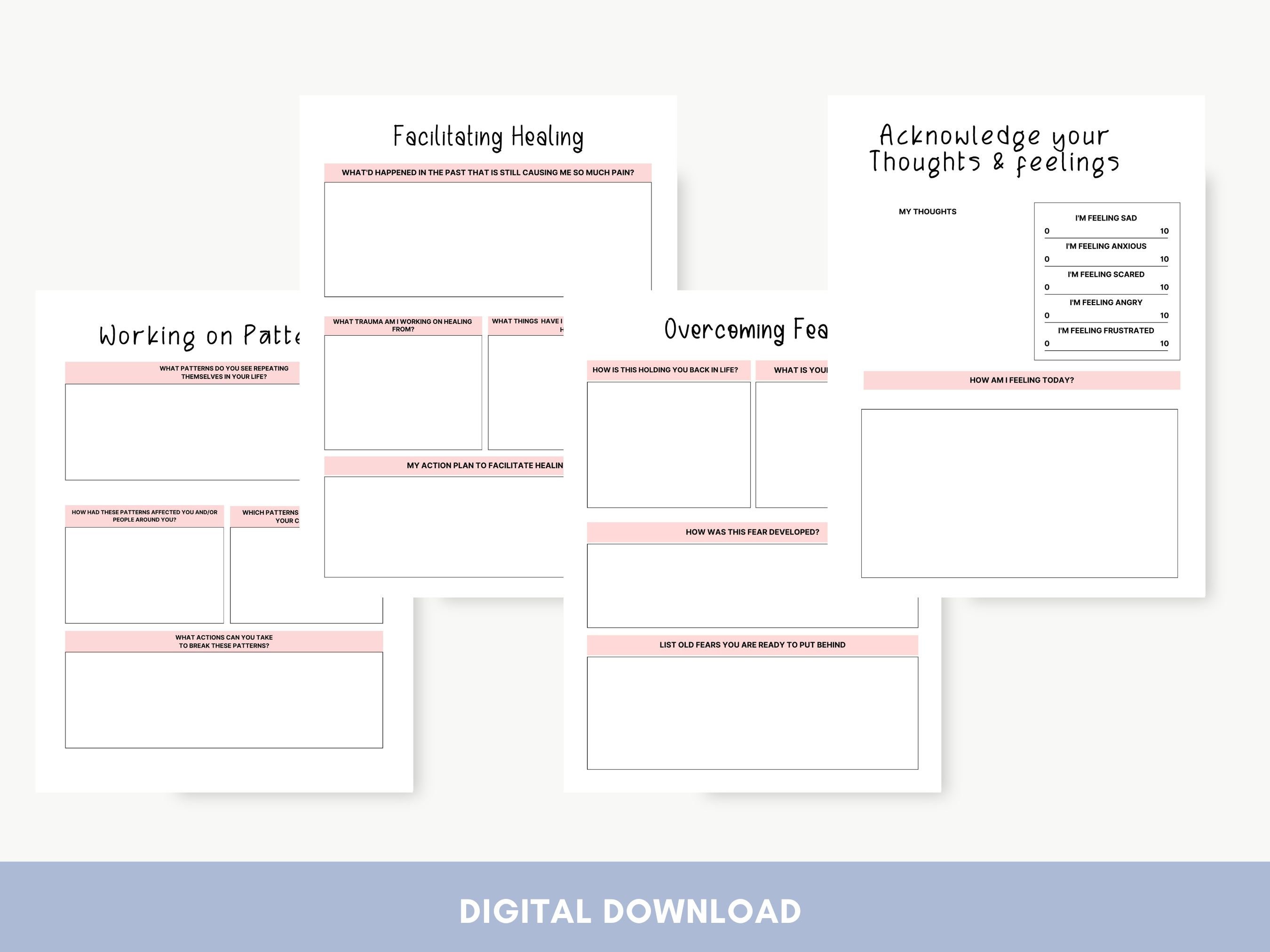 PTSD Worksheets Trauma Processing Counseling Sheets Worksheets, DBT ...