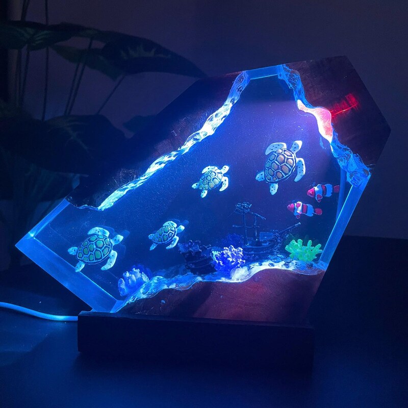 Turtle Lamp - Etsy