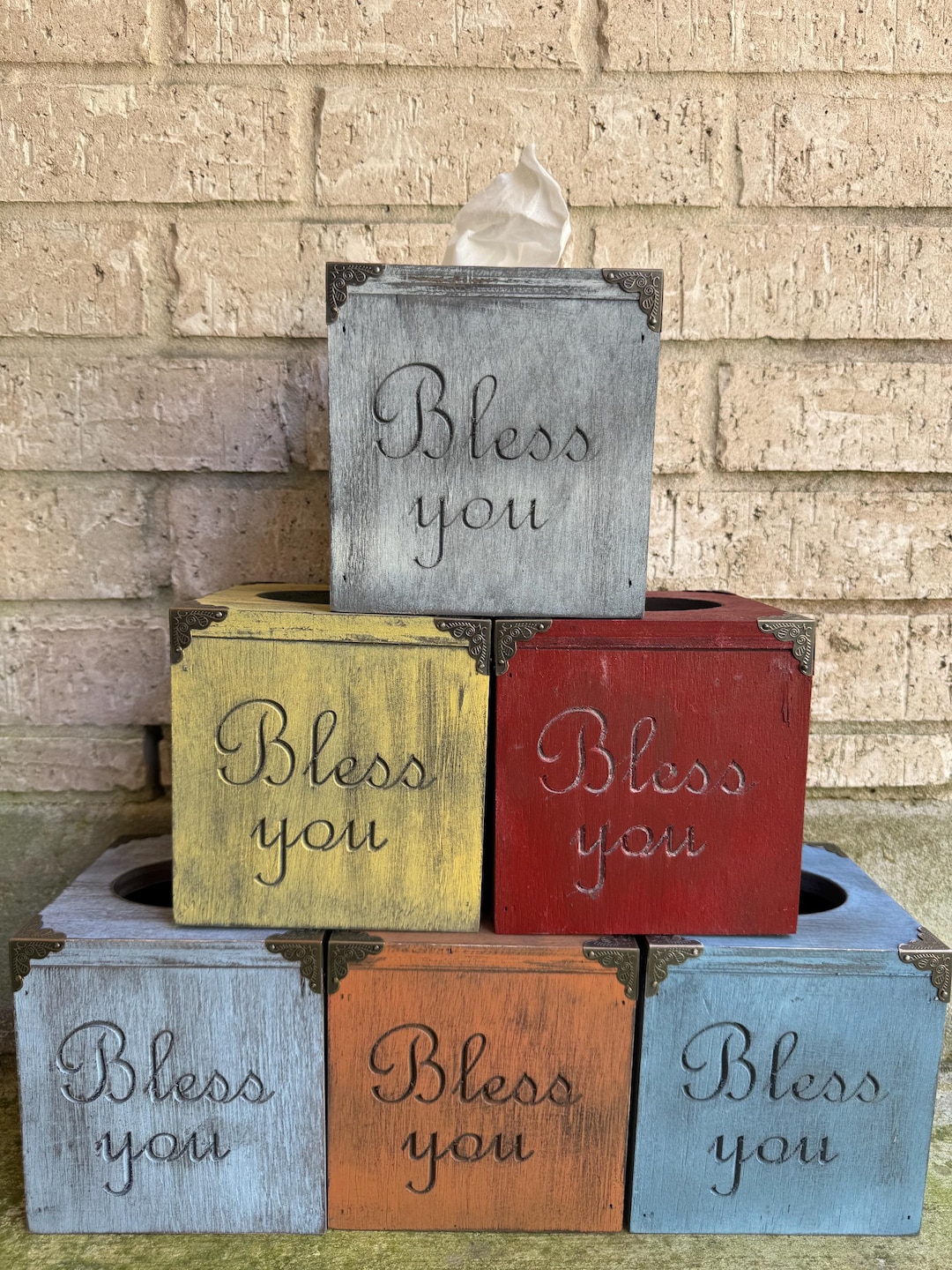 Tissue Box Cover Etsy