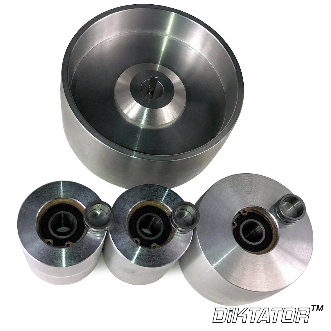 Wheel Set for 2x72 Belt Grinder: 7" Drive, 3" Tracking, and 2" Idlers ...