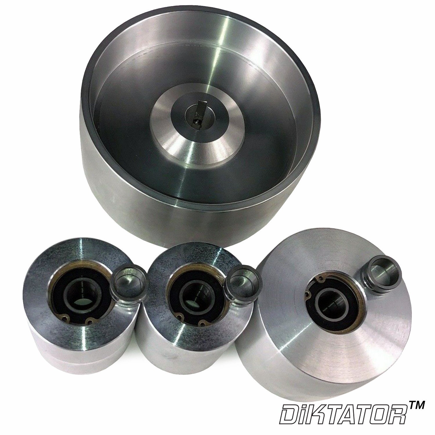 Wheel Set for 2x72 Belt Grinder: 7" Drive, 3" Tracking, and 2" Idlers ...