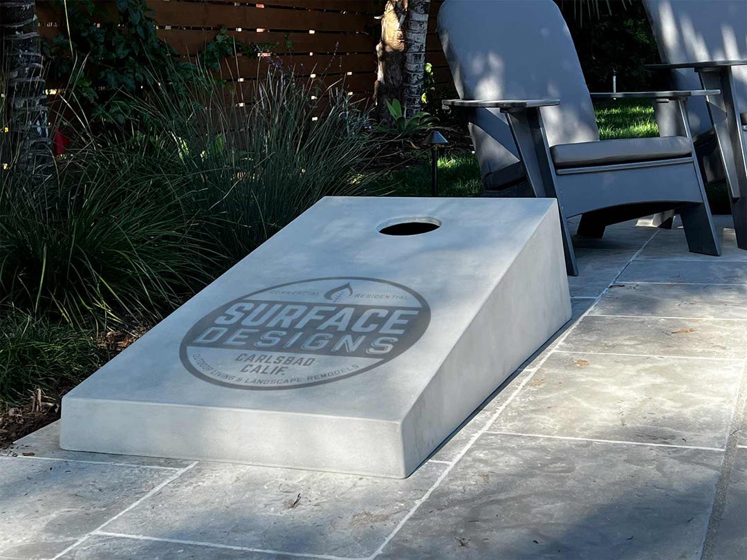 Full Weight Concrete Cornhole Set (2 Boards) - Etsy