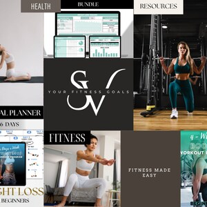 4 Week Weight Loss Plan, Includes Workout Tracker workout Planner ...