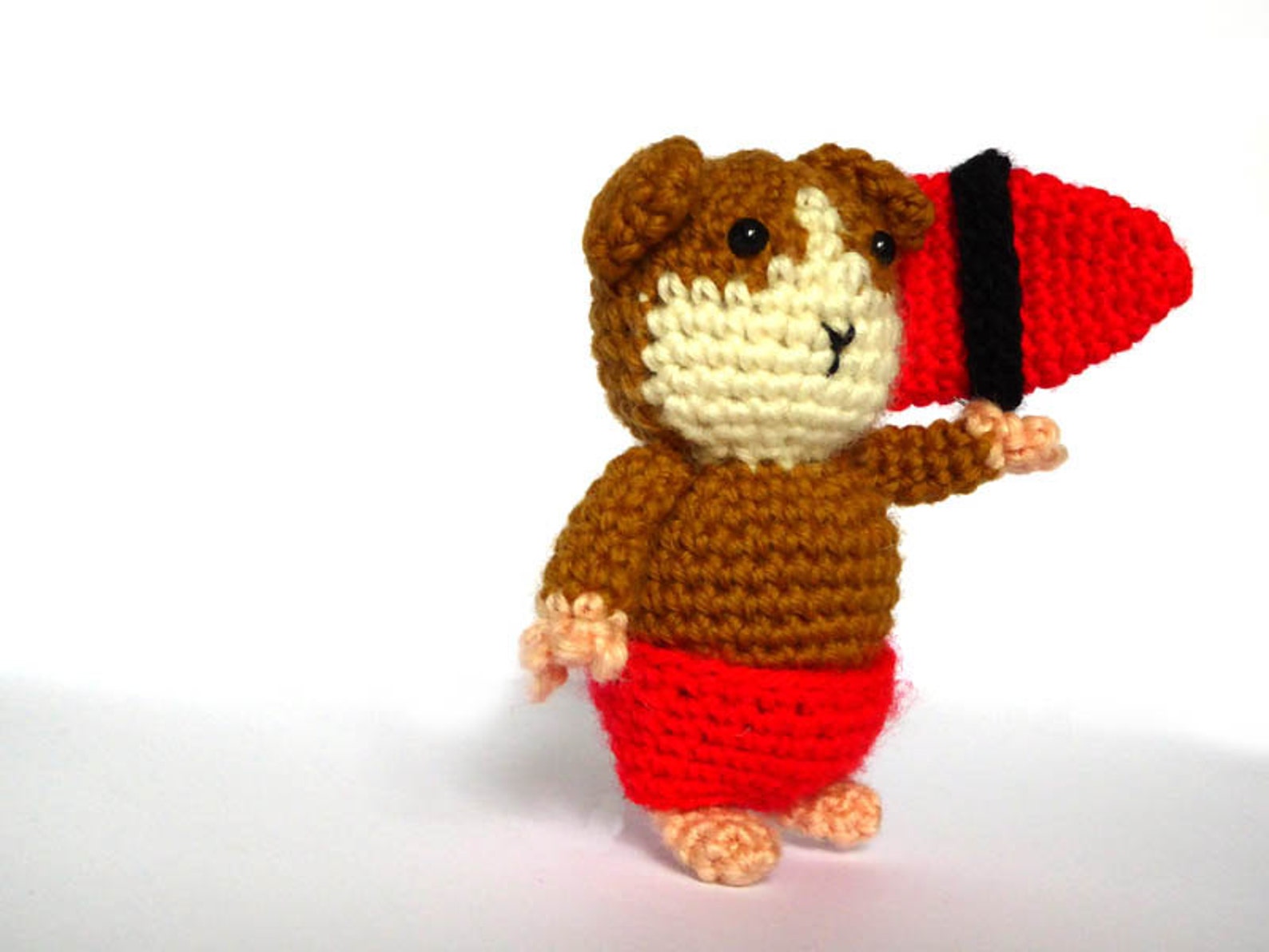 Guinea Pig Amigurumi Pattern Guinea Pig Lifeguard Crochet | Etsy