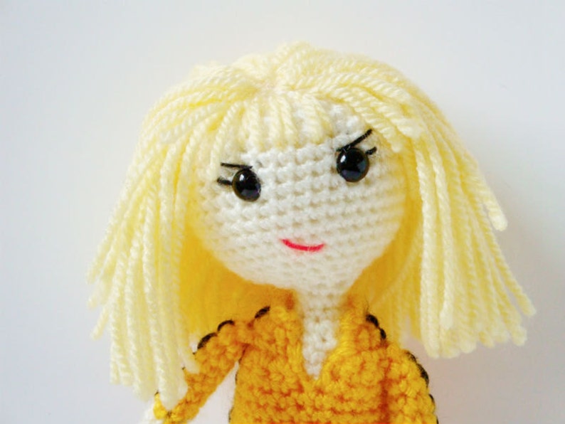 Crochet Doll Pattern Kill Bill The Bride | Etsy