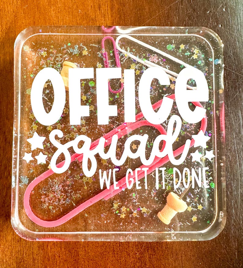 Personalized Teacher/ Office Staff Coasters - Etsy