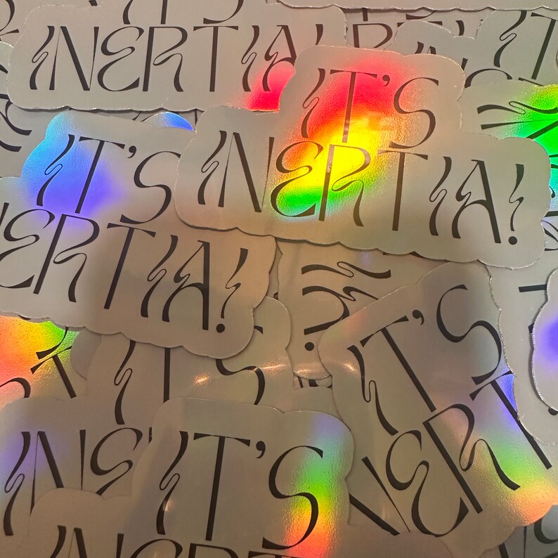 Its Inertia Holographic Waterproof Sticker AJR Sticker Perfect Gift for ...