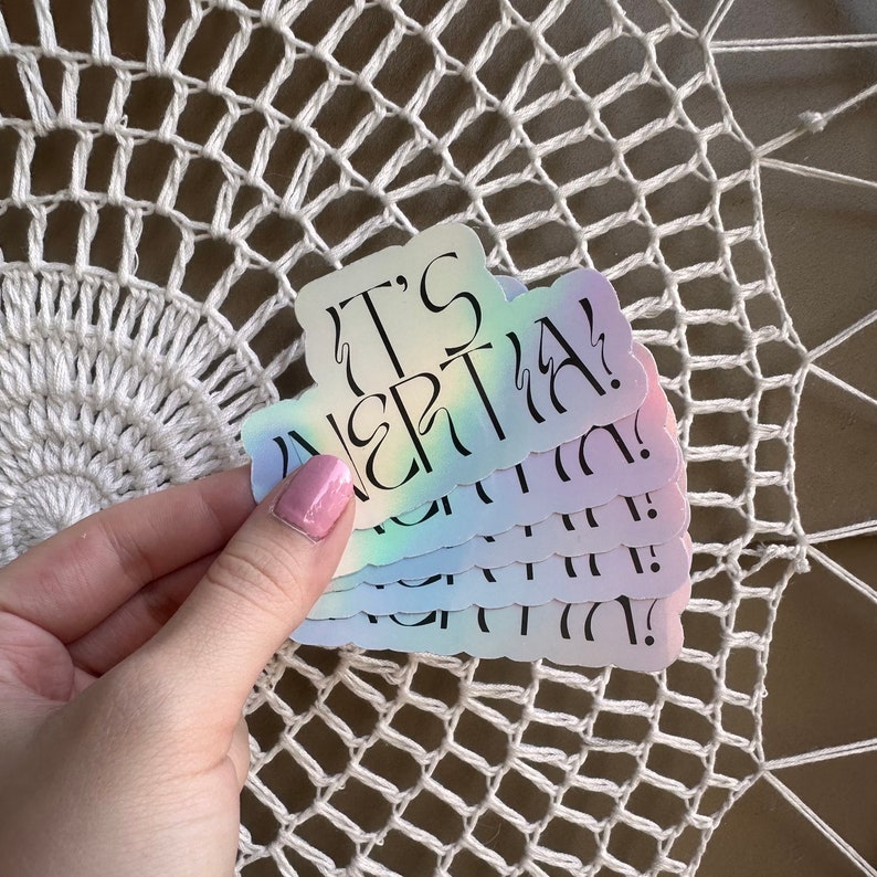 Its Inertia Holographic Waterproof Sticker AJR Sticker Perfect Gift for ...