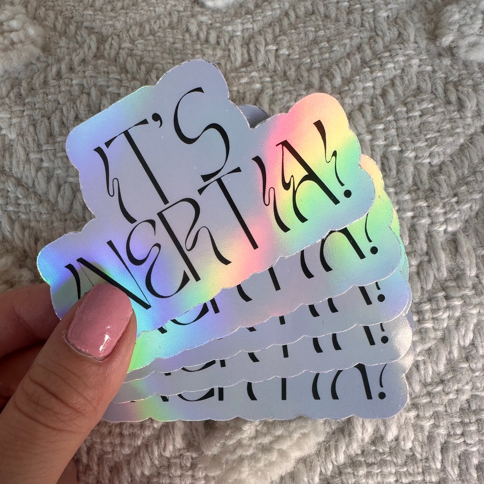 Its Inertia Holographic Waterproof Sticker AJR Sticker Perfect Gift for ...