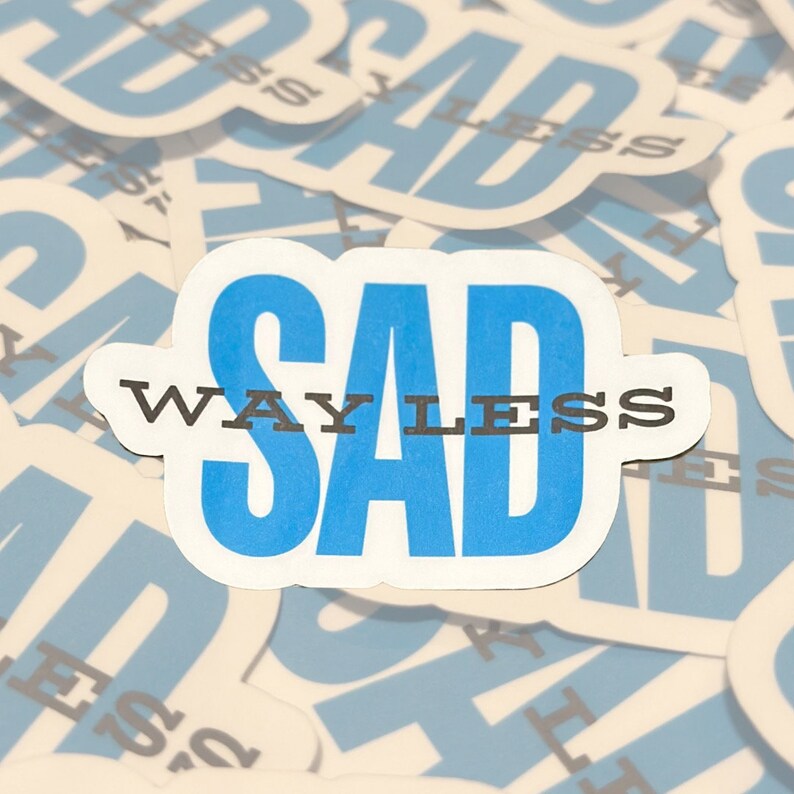 Way Less Sad Ajr Sticker Waterproof Sticker Perfect T For Concert