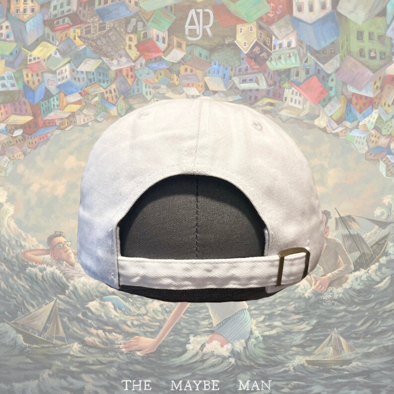 AJR Rhinestoned Baseball Hat-white • Custom Handmade Adjustable Sport ...